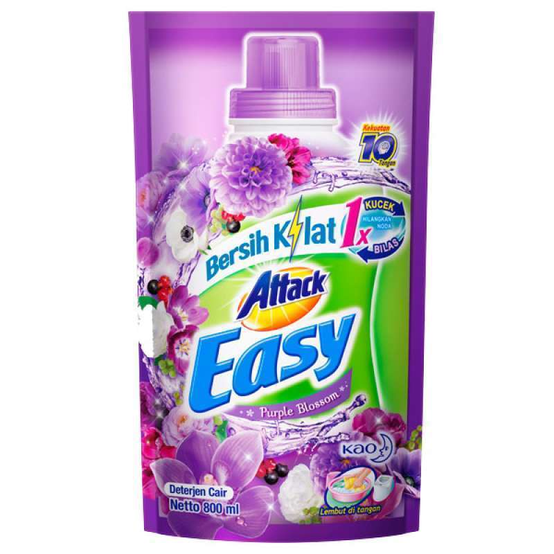 Jual Attack Easy Liquid Purple Blossom Pouch 800Ml di Seller Hypermart ...