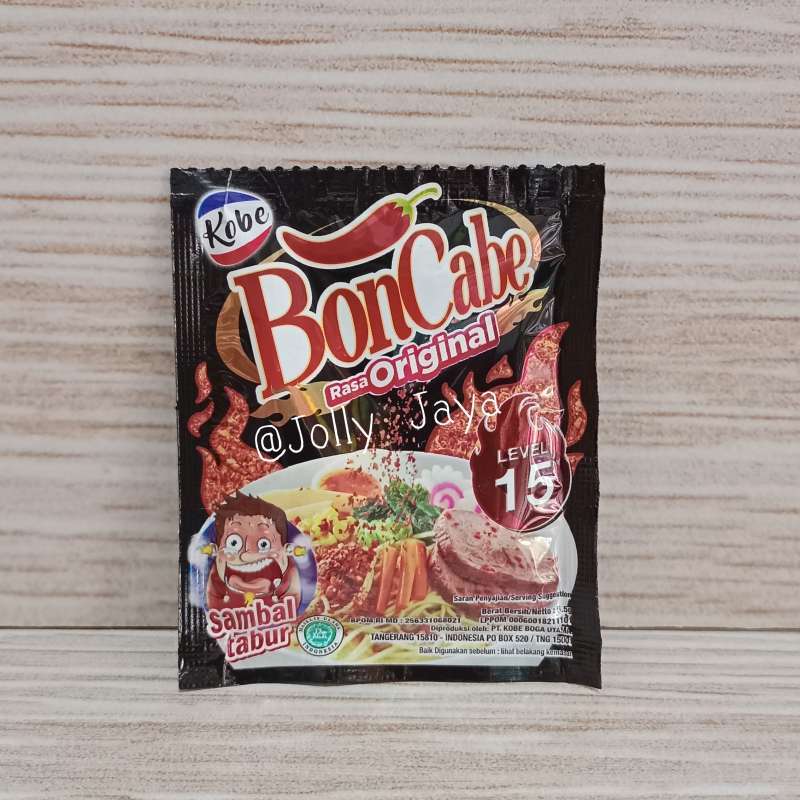 Jual Bon Cabe Sambal Tabur Level 15 [7.5g/6pc] Halal Di Seller Lotus ...