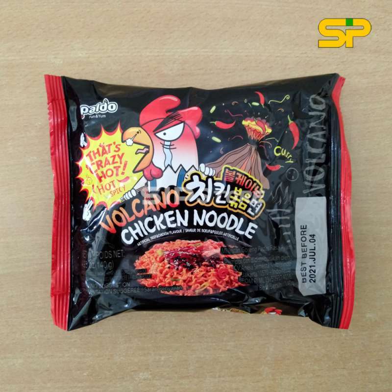 Jual PALDO Mie Instan Korea / Volcano Spicy Chicken Noodle 140gr ...