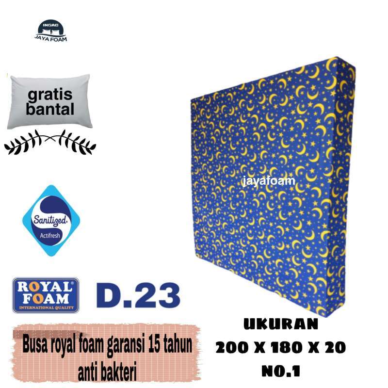 Promo Kasur Busa Royal Foam 200 X 180 X 20 Ukuran Nomor 1 Garansi 15 ...