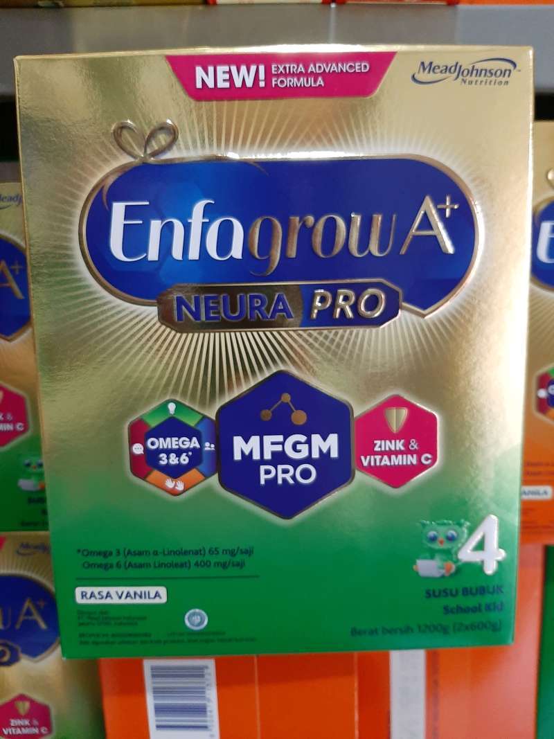 Jual Enfagrow A+4 rasa vanilla kemasam 1200 gram di Seller JPK Shop ...