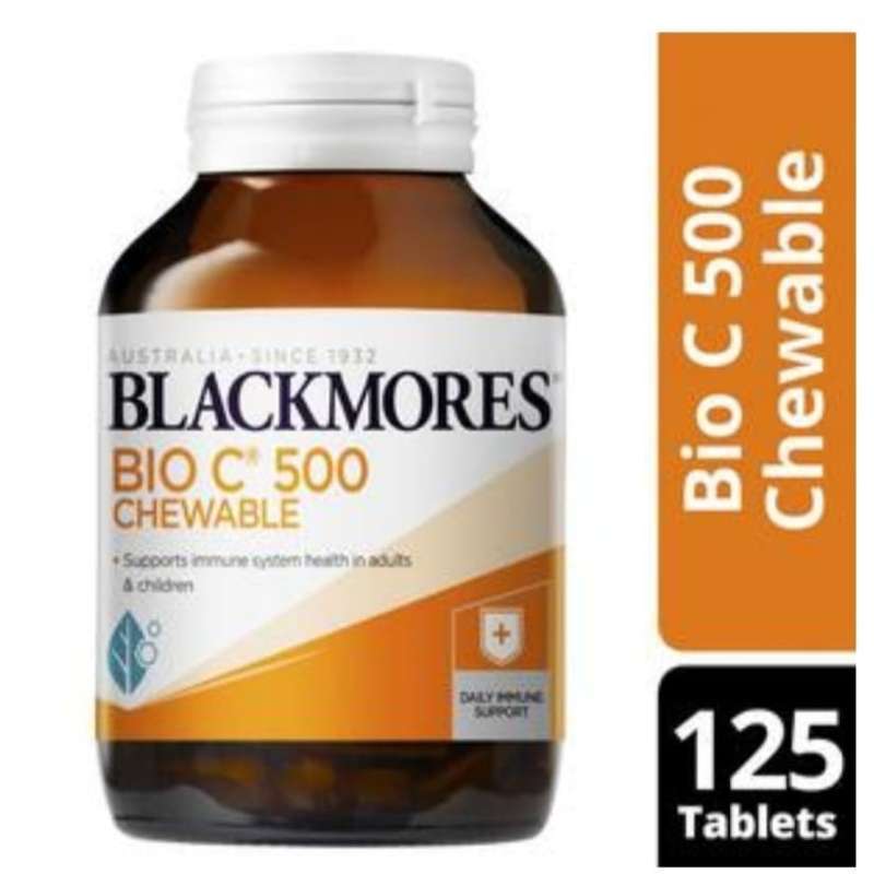 Jual BLACKMORES BIO C 500 CHEWABLE 125 TABLET 100% ORI AUSTRALIA di ...