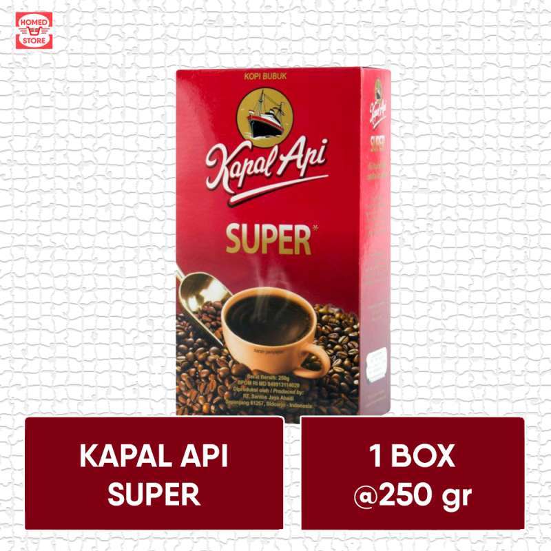 Jual Kopi Kapal Api Super 1 Box 250 Gr Di Seller Homed Store - Jati ...