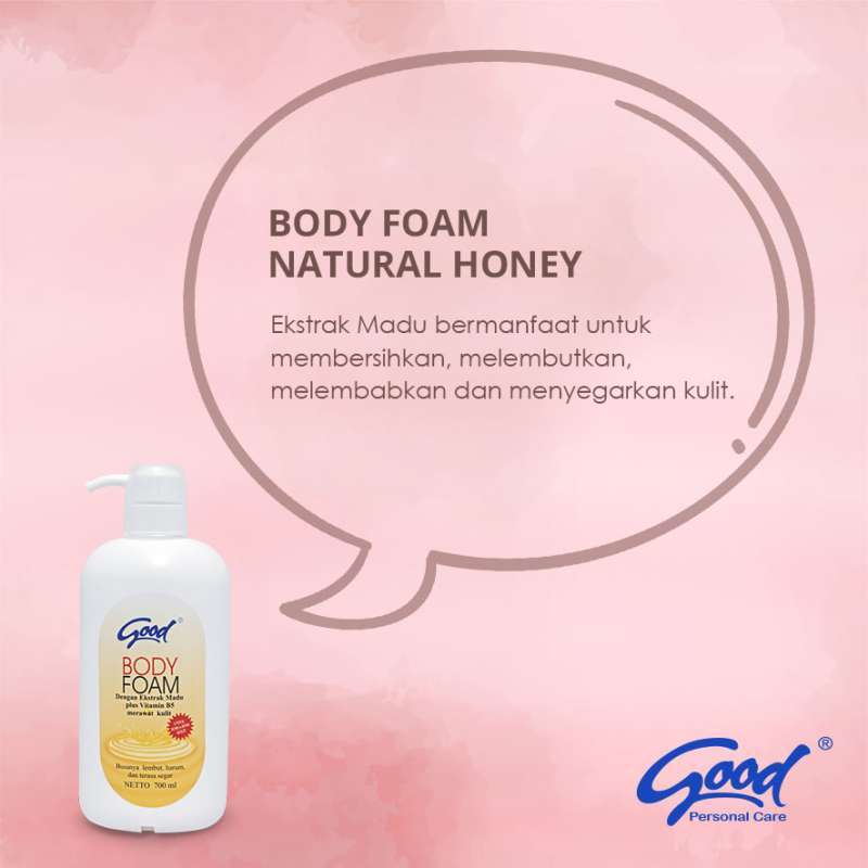 Jual Body Foam Natural Honey-700ml Di Seller Good Official Shop - Alam Jaya-2, Kota Tangerang ...