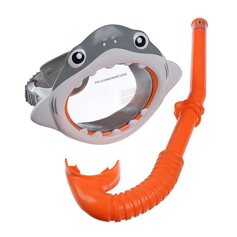 Jual INTEX 55944 Snorkel Anak motif Shark / Kacamata Selam Shark Fun ...