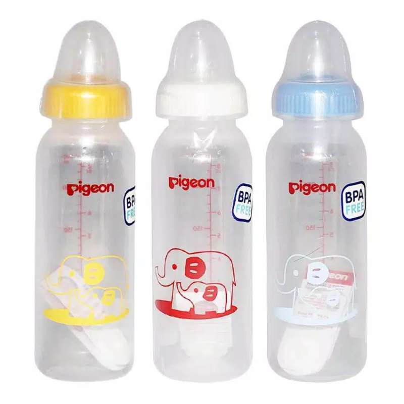 Jual BOTOL SUSU PIGEON 240ML / 240 ML - DOT NIPPLE STANDARD ECO ASSORT ...