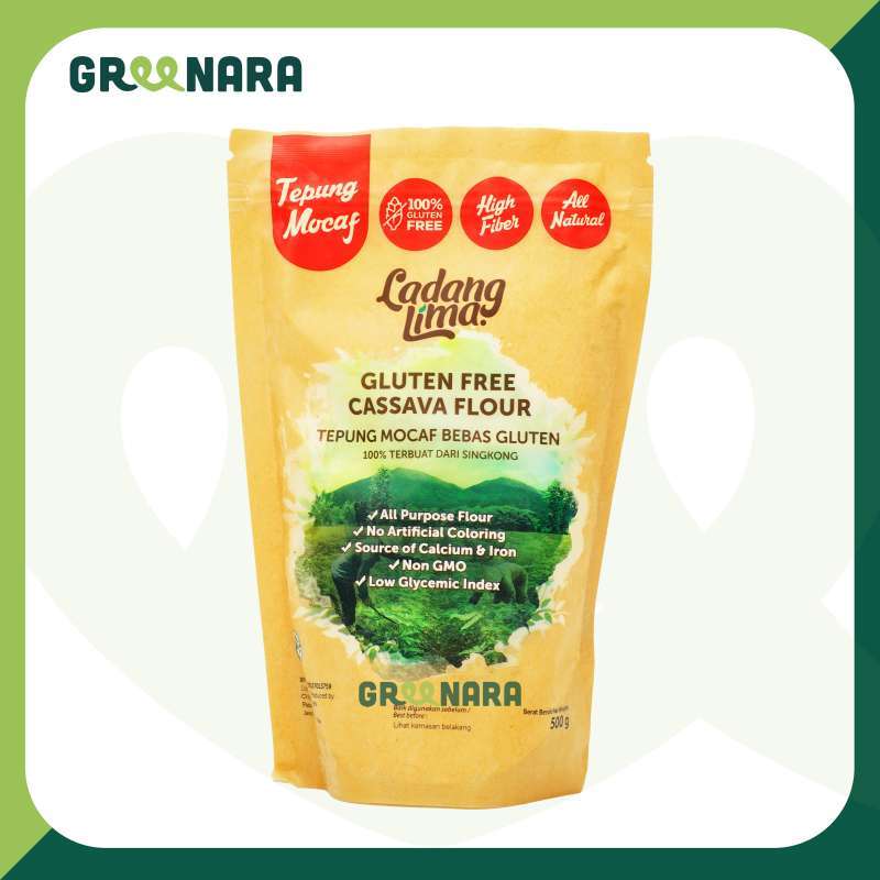 Jual Ladang Lima Tepung Serbaguna Cassava 500gr Gluten Free / All ...