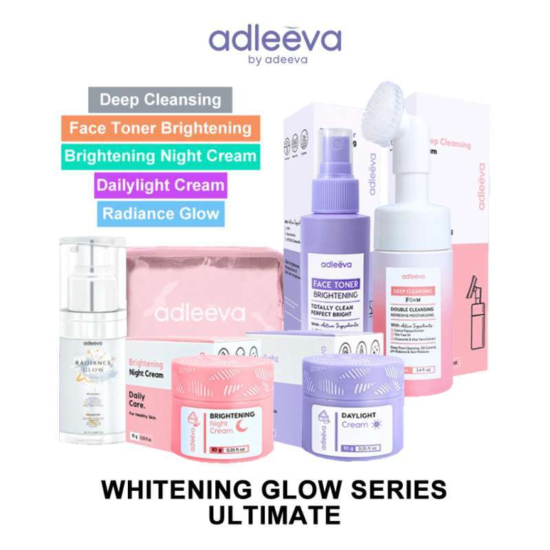 Jual ADLEEVA BY ADEEVA WHITENING GLOW SERIES PAKET ULTIMATE SKINCARE di ...