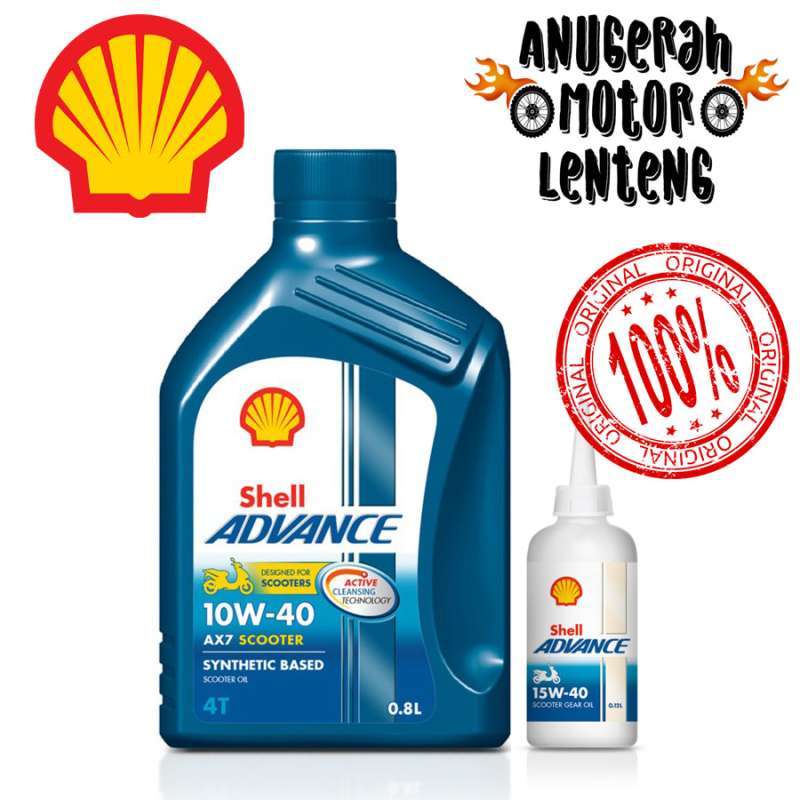 Jual Oli Shell Ax7 Matic 0.8l Dan Oli Gardan Shell Di Seller Anugerah ...
