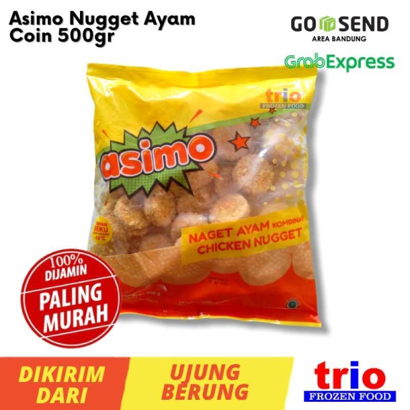 Jual Asimo Naget Ayam Coin - Chicken Nugget 500gr Di Seller Trio Frozen ...