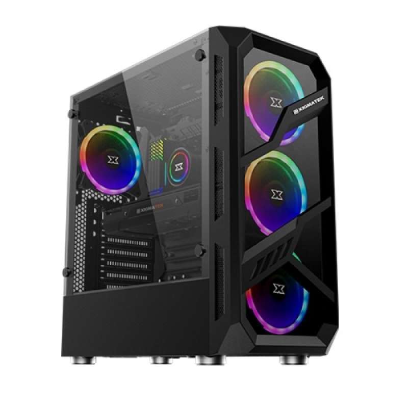 Jual Casing Xigmatek Lamiya - ATX 4 Fan RGB With Remote - Casing Gaming ...