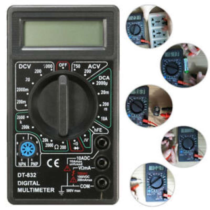 Jual Multimeter Digital Buzzer DT830D DT832 - Avometer - Multitester ...