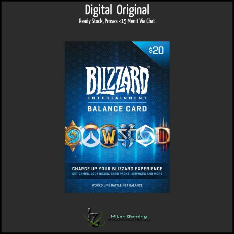 Jual Battle.net Usd 20 Balance Gift Card [digital Code] Di Seller Hiten ...