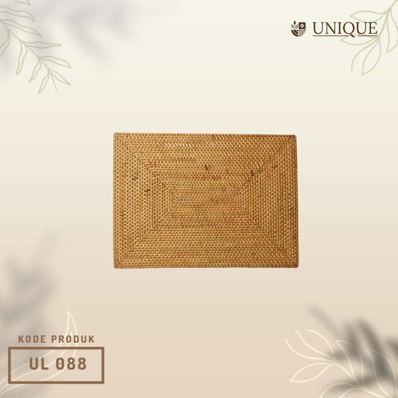 Jual tatakan full anyam rotan ketak segi 4 di Seller uniquestore ...