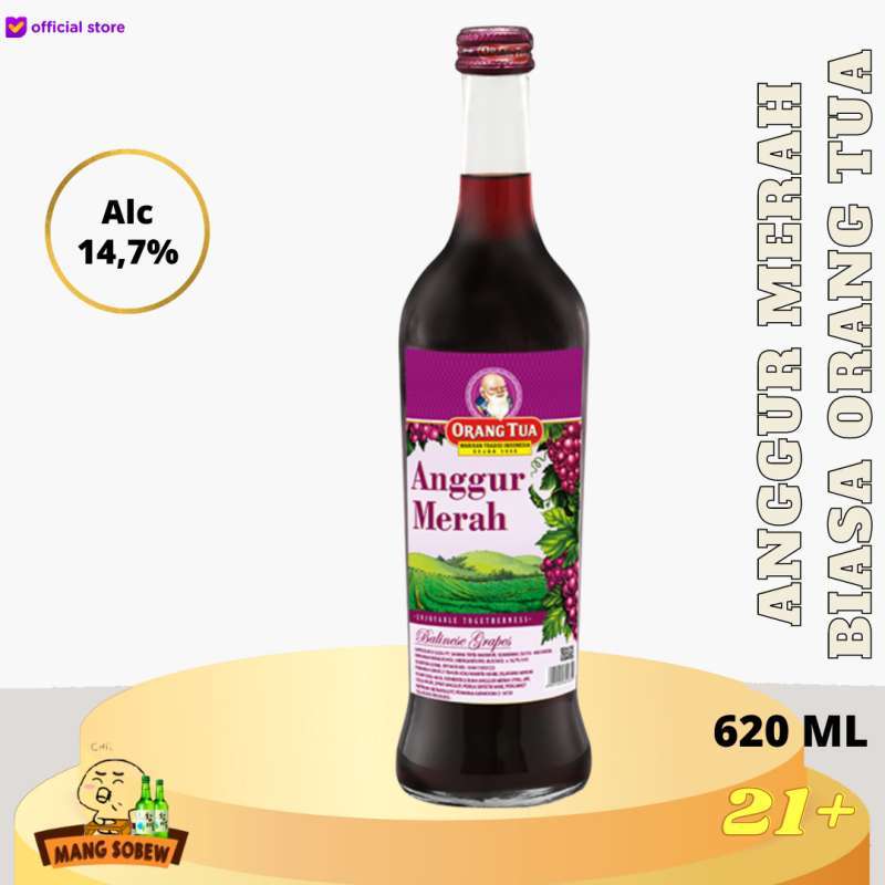 Jual Anggur Merah Cap Orang Tua 620 ML di Seller MangSobew - Petukangan ...