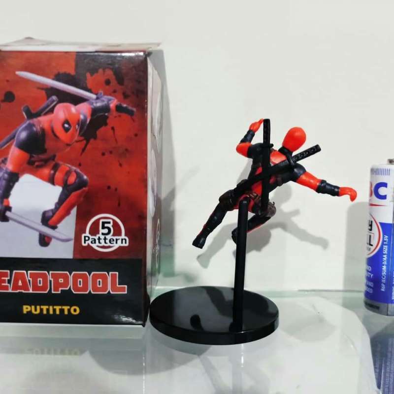 Jual Mainan Mini Statue Deadpool [2 Inch] di Seller Van Marvel ...