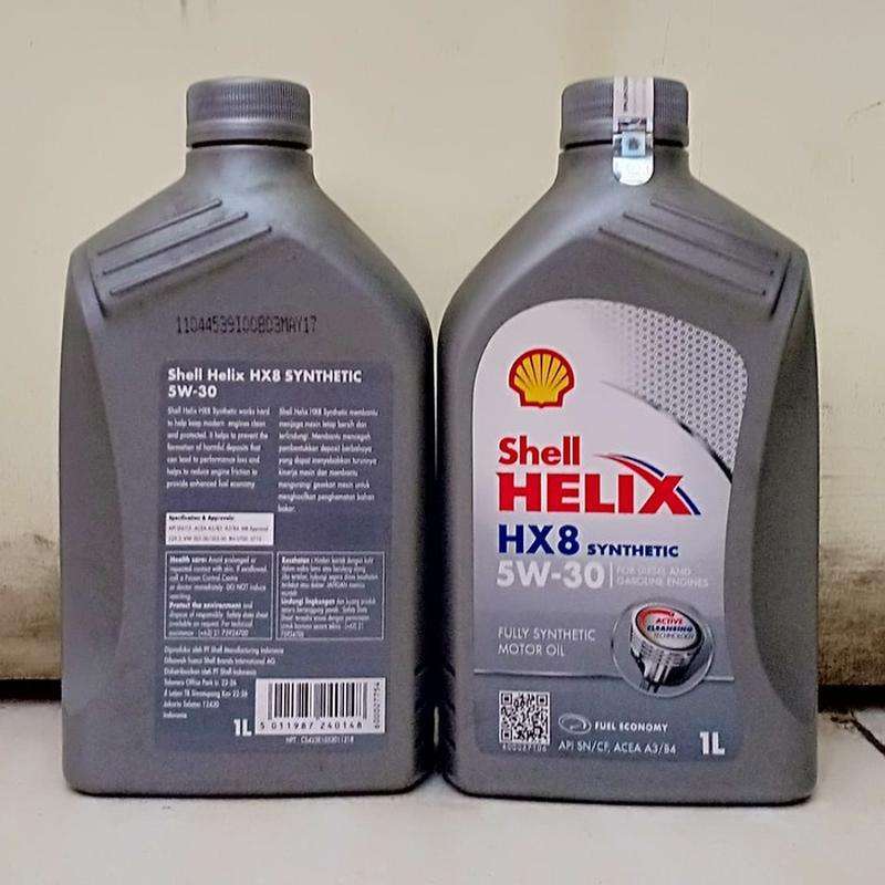 Jual Oli Mesin Shell Helix Hx-8 Berholog Ori Sae 5W-30 Kemasan 1 Liter ...