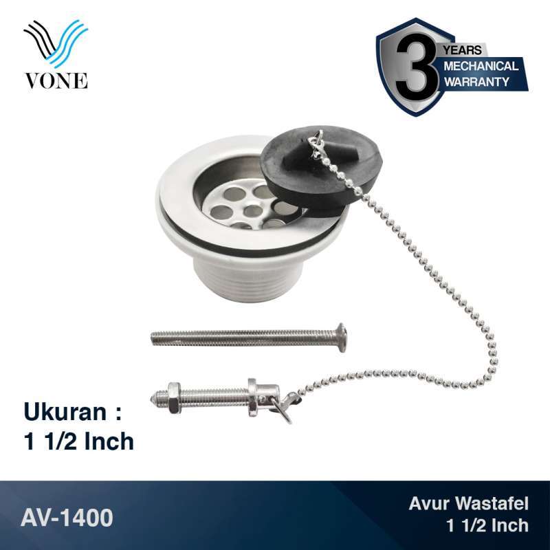 Promo Vone Av-1400 Avur Apur 1 1/2 Inch Sink Wastafel Cuci Piring ...