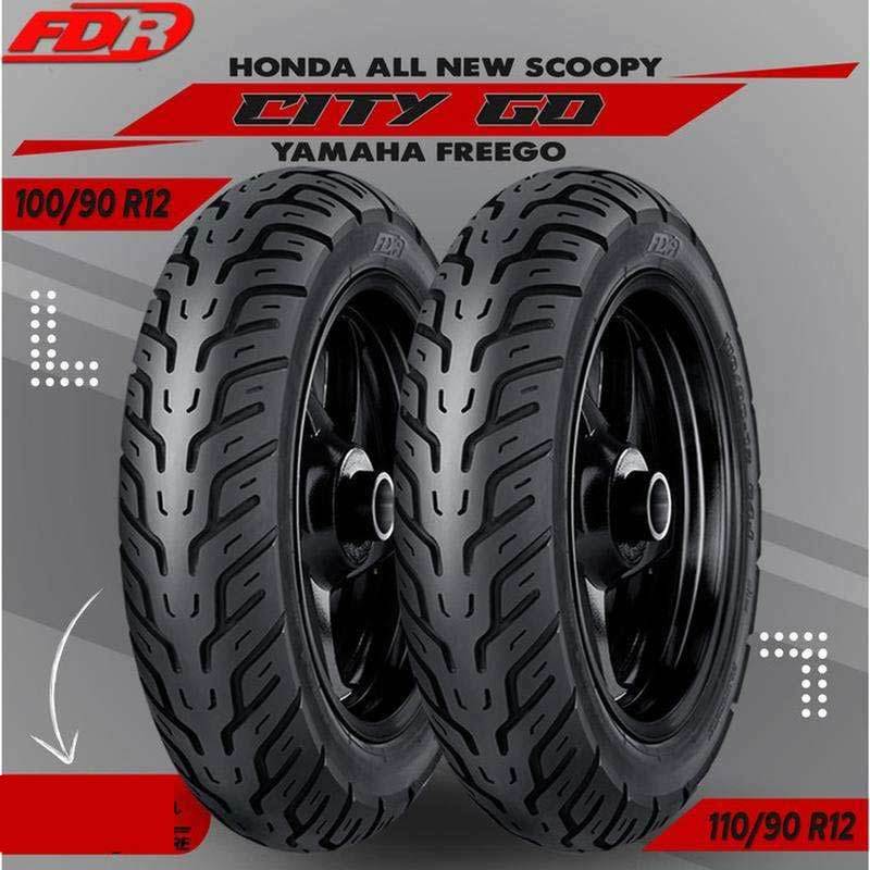 Jual FDR City Go R12 Tubeless Paket Ban Motor New Scoopy & Yamaha ...