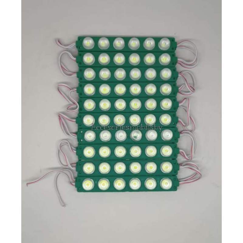 Jual Lampu LED Module 6 Watt 24 Volt / 12 Volt LED Modul 6 Mata Besar ...