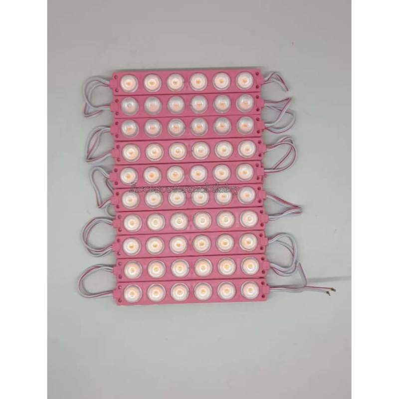Jual Lampu LED Module 6 Watt 24 Volt / 12 Volt LED Modul 6 Mata Besar 6W 24V/12V - Pink 24v di ...