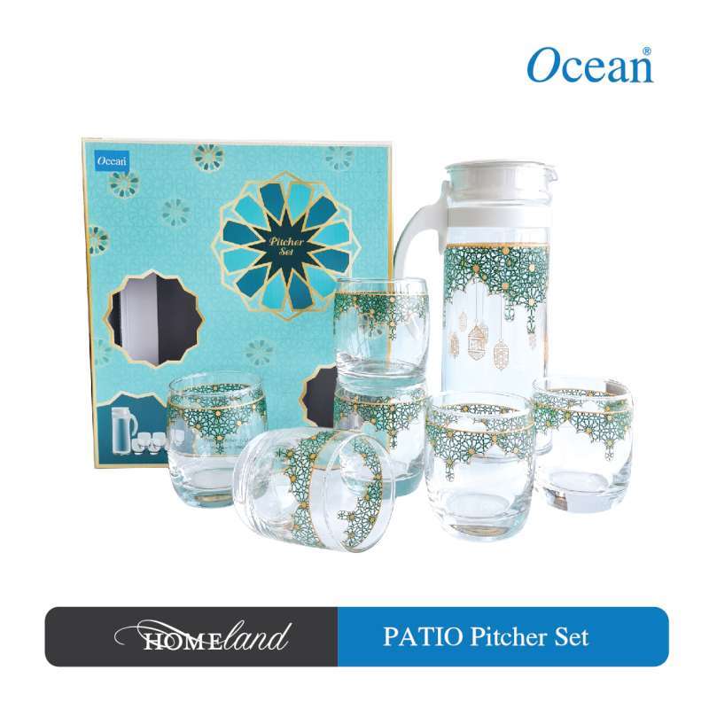 Jual Ocean Pitcher set 7 pcs Blessing / Water Jug Kaca di Seller ...