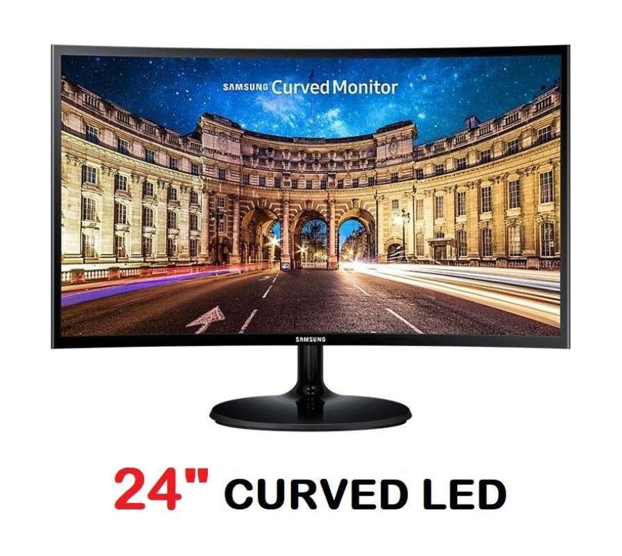 Promo Samsung 24 Inch Lc24f390fhe Led Curved Monitor Lc24f390 C24f390 ...