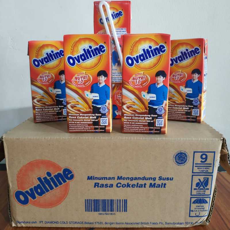 Jual Ovaltine Susu UHT 200ml (1 Karton) Halal di Seller Toko Aneka Online - Toko Aneka Online ...