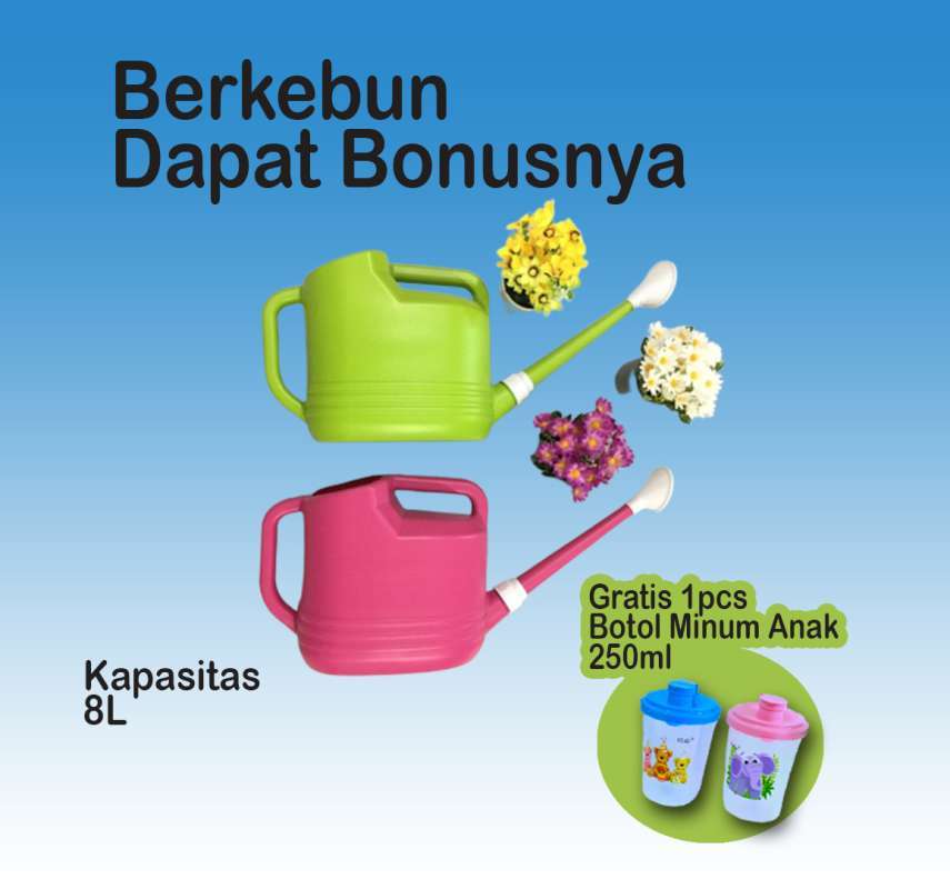 Promo Siraman Tanaman Gembor Penyiram Bunga 8 Liter - Pink Diskon 6% Di ...
