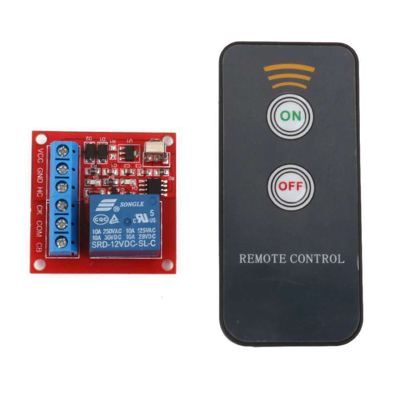 Jual 12V Manual Control LED Relay Driver Learning Module with Infrared ...