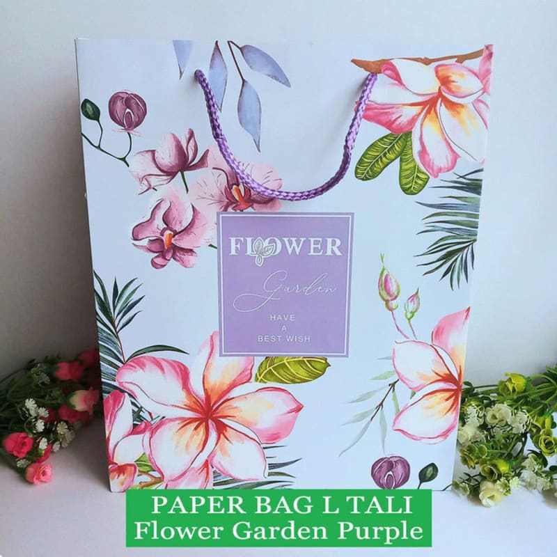 Jual Paper Bag Tali Motif - Tas Kertas Kado - Tas Ulang tahun - L PLANT ...