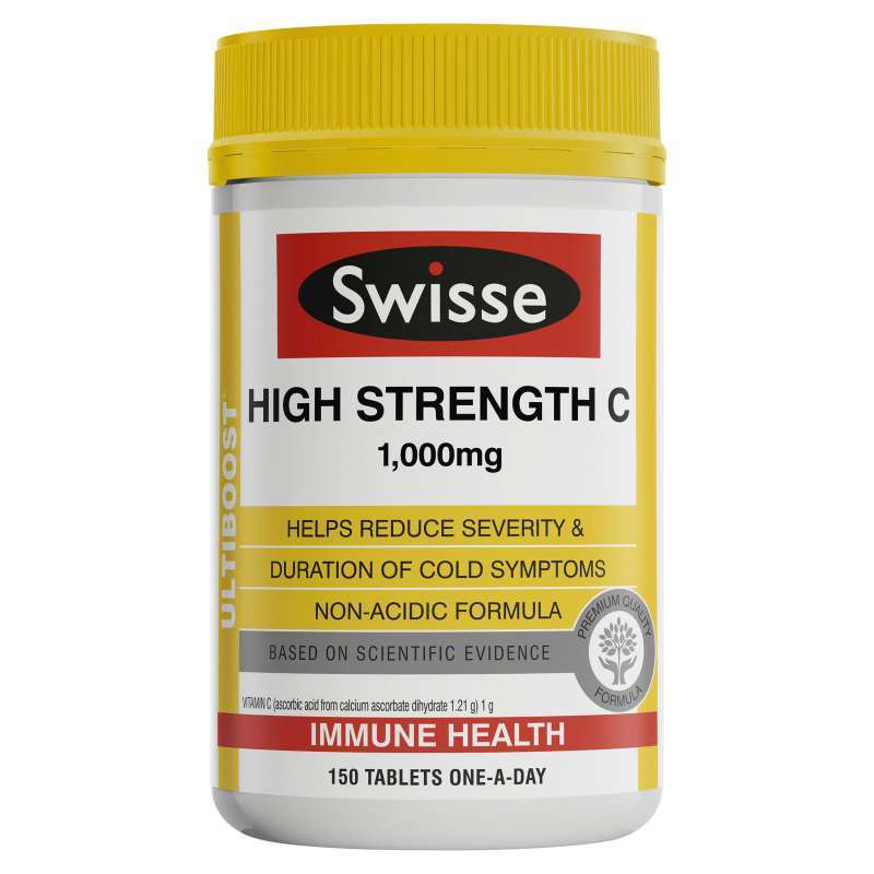 Promo SWISSE Ultiboost High Strength C [150 Tablets] [Sent by Satchel ...