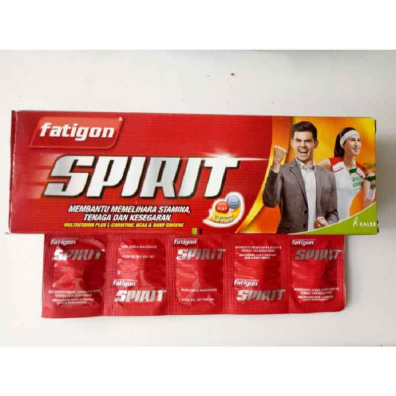 Jual Fatigon Spirit Obat Multivitamin Strip 5 Kaplet di Seller DESA ...