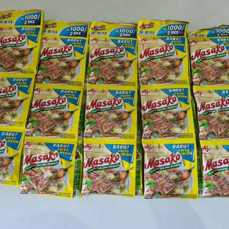 Jual Masako Kaldu Spesial Masako Sapi Renceng 12 sachet x 9gr di Seller ...