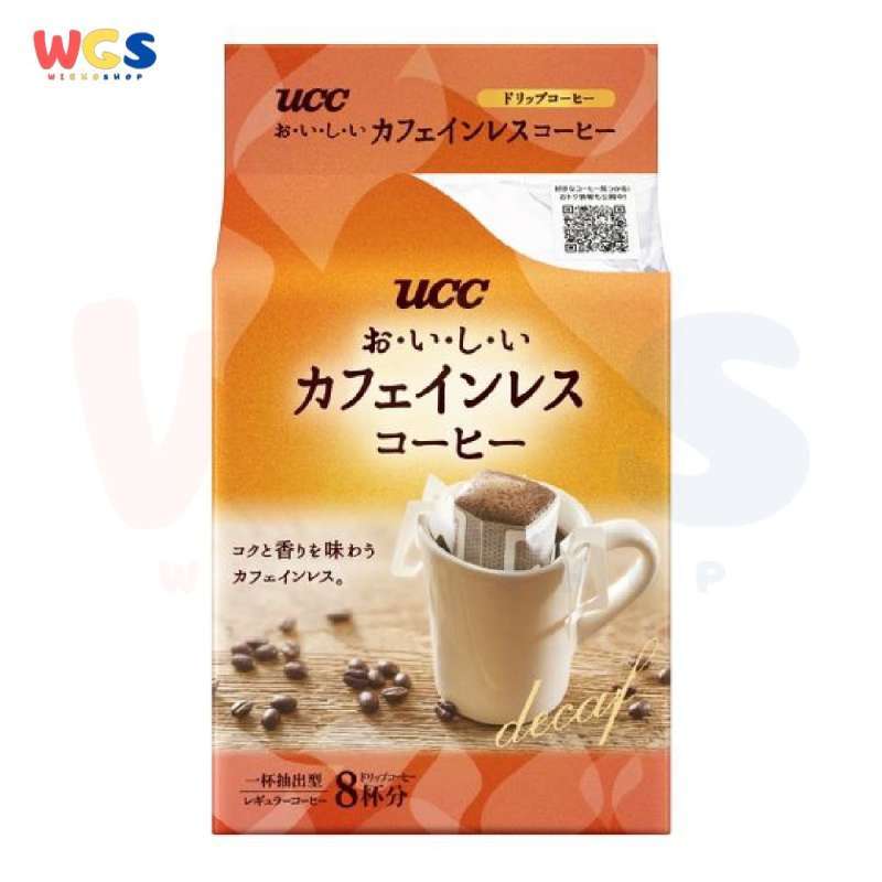 Jual Ucc Ueshima Coffee Oishii Caffeine-less Ground Coffee 8 Pack 56 ...