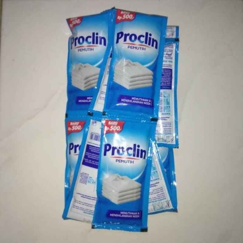 Jual Proclin Pemutih Pakaian [12 Sachet] Di Seller Kudo Shop - Toko ...