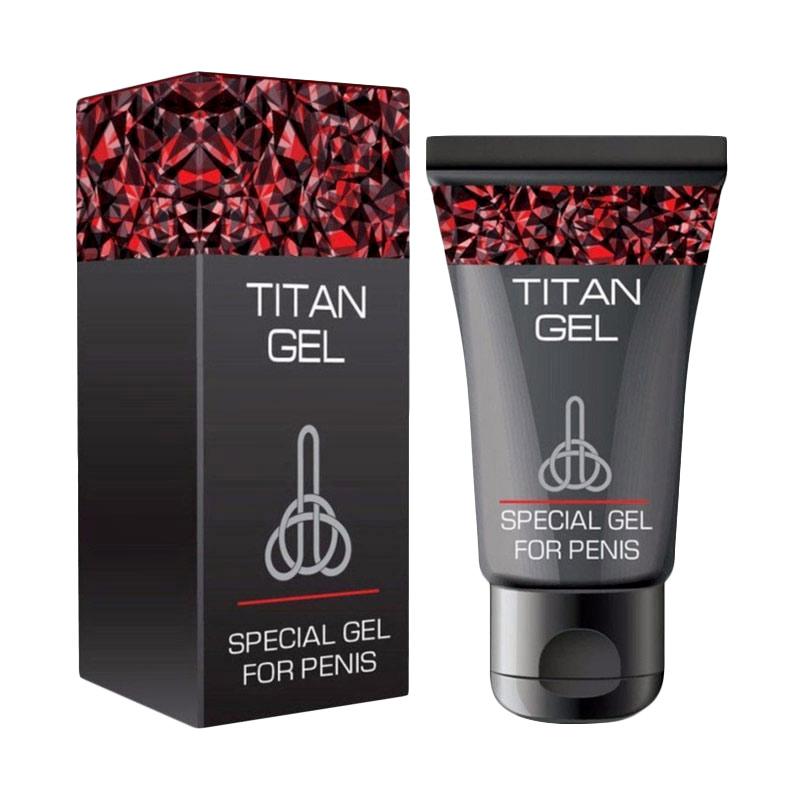 Jual Titan Gel Original Rusia Obat Pembesar Otot Kulit - White Black di ...
