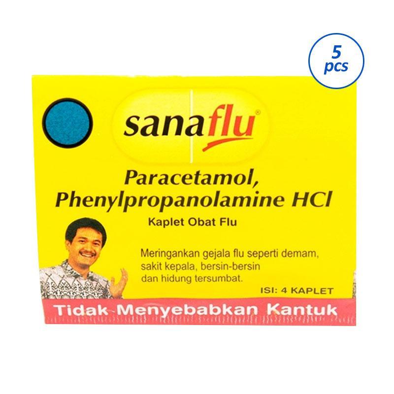 Jual Sanaflu Kaplet Obat Kesehatan [5 Strip/ 4 Kaplet/Strip] di Seller ...