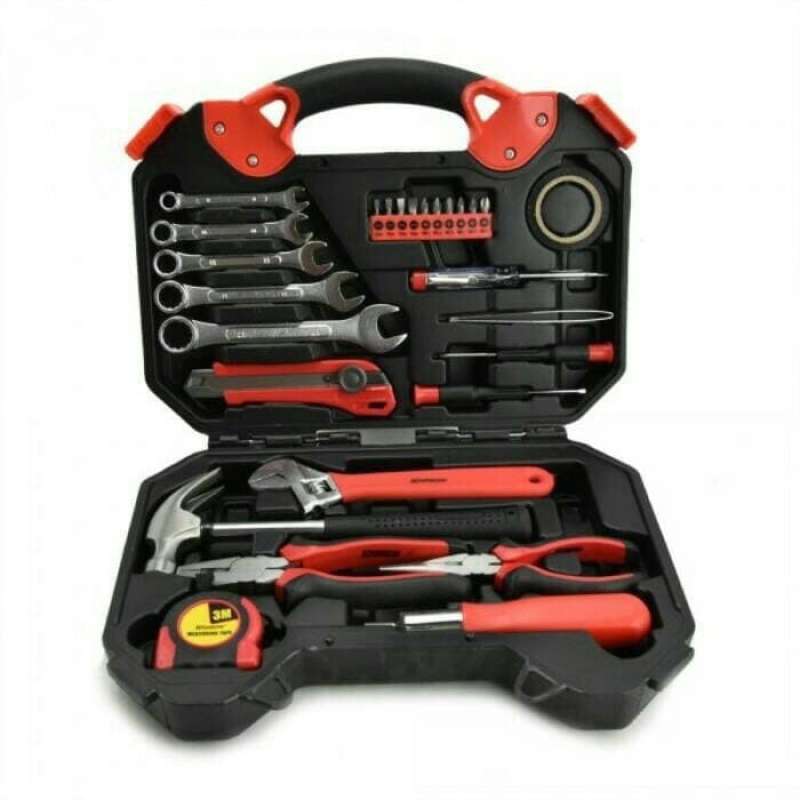 Jual Toolkit 28 Tool Kit Set Original Krisbow Kotak Set Perkakas ...