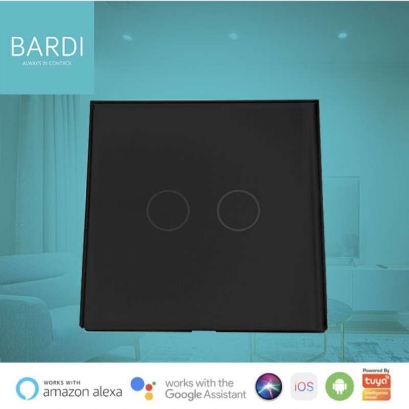 Jual Bardi Smart Wall Switch Eu 2 Gang - Black Di Seller Bardi Kupang ...
