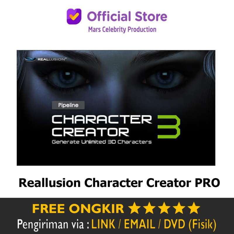 Jual Software Reallusion Character Creator 3 PRO - Perancang Model ...