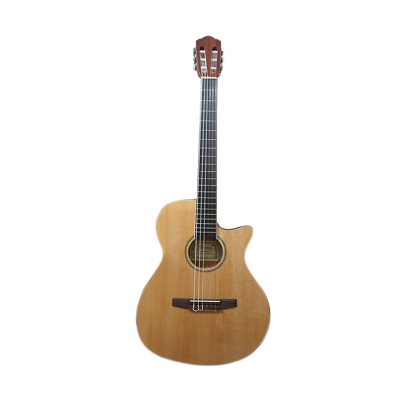 Jual Ibanez AEG8TNE-NT Nylon Gitar Akustik Elektrik - Coklat Natural di ...