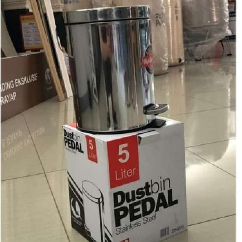 Jual Maspion Dust Bin Pedal 5 Liter | Tempat Sampah Injak Stainless Di Seller Rantang Online ...