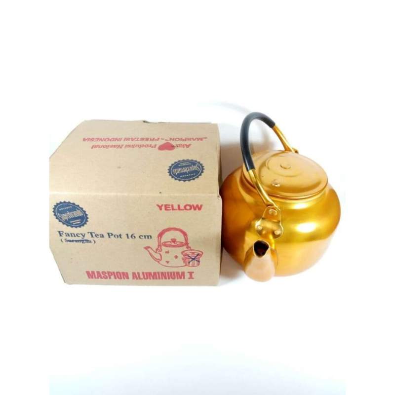 Promo New Teko Arab Fancy Tea 16Cm 2 Liter Maspion Almunium I Terbaik Diskon 47% di Seller ...