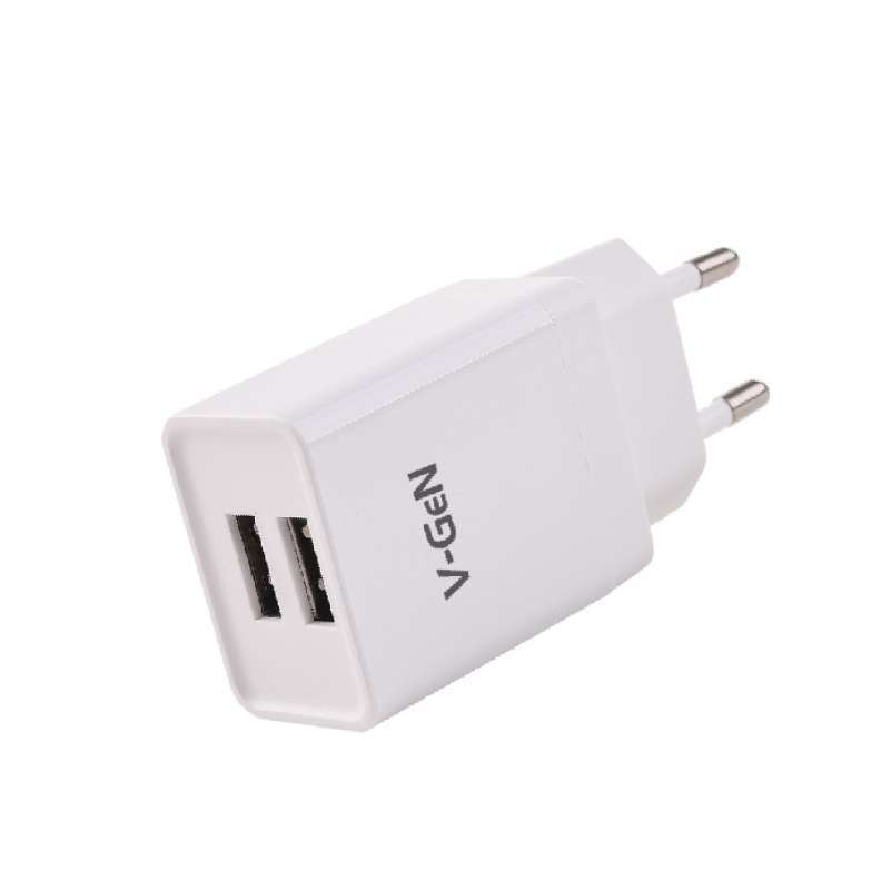 Jual Adaptor Charger V-GeN VTC2-07 2.4A 2 Port - Travel Charger VGEN di ... Jual Adaptor Charger V-GeN VTC2-07 2.4A 2 Port - Travel Charger VGEN di ...