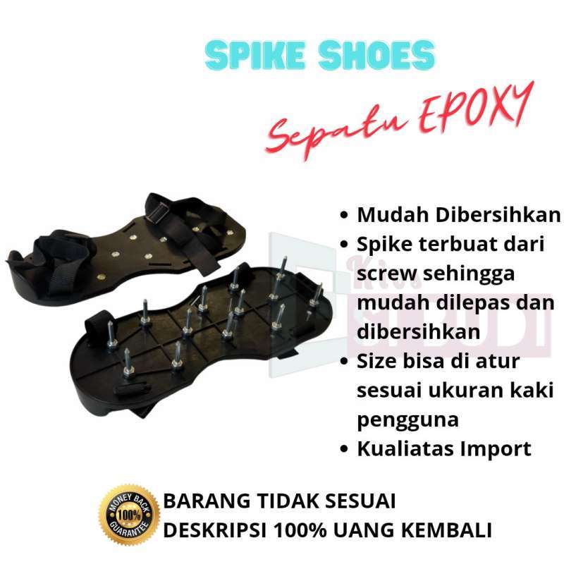 Jual Spike Shoes Sepatu Paku Epoxy Sepatu Berkebun Sepatu Epoxy Sepatu ...