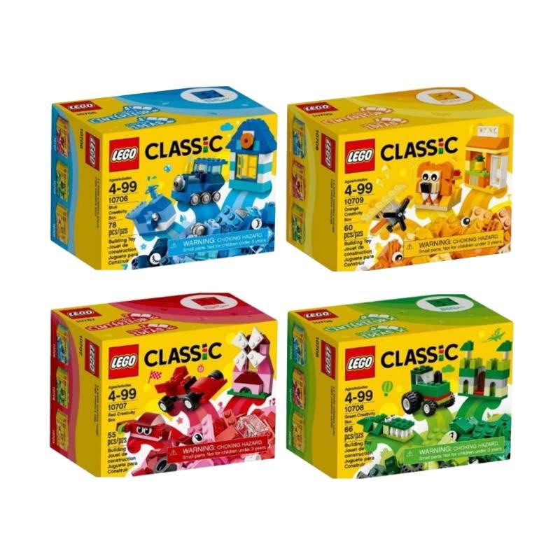 Jual LEGO Classic Set Mainan Blok [4 Box] di Seller XYZ-BRICKS Official ...