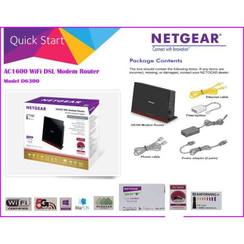 Jual NETGEAR AC1600 WiFi DSL Modem Router di Seller ALfadzcom ...