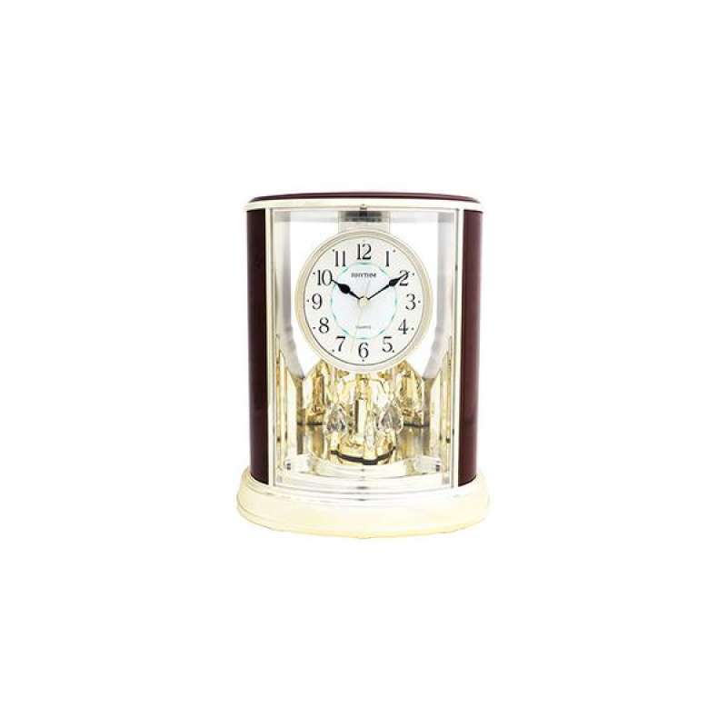 Jual (RHYTHM CLOCKS)Japan Li sound clock - retro high texture / crystal ...
