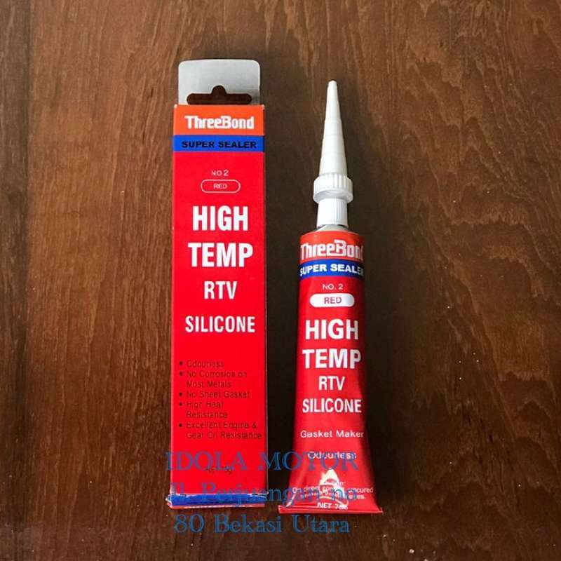 Jual Threebondlem Super Sealer No.2 Red High Temp Rtv Silicone Net 75g ...